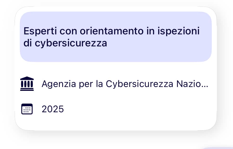 Concorso Agenzia Cybersicurezza Esperti: Date Ufficiali