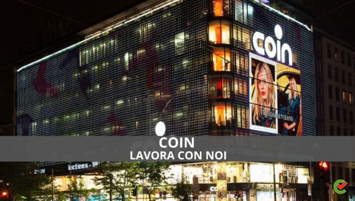 COIN Lavora con noi - Assunzioni e Posizioni aperte