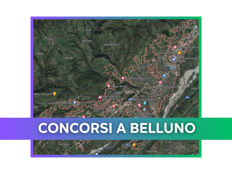 Concorsi Belluno: l'elenco aggiornato dei concorsi non scaduti