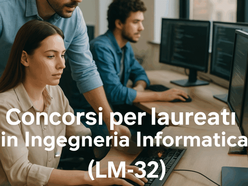 Concorsi per laureati in Ingegneria Informatica oggi