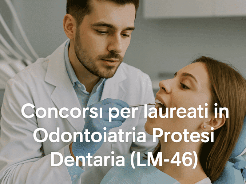 Concorsi per laureati in Odontoiatria Protesi Dentaria!
