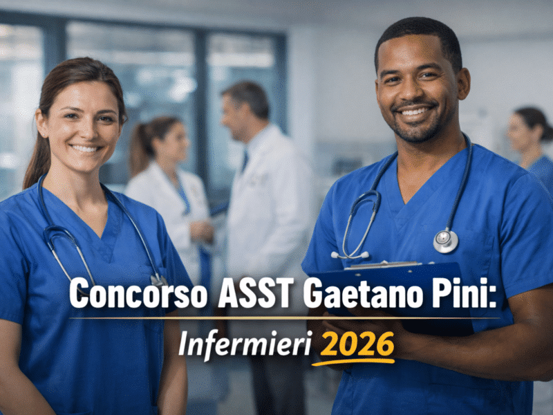 Concorso ASST Gaetano Pini Infermieri 2026: 10 posti