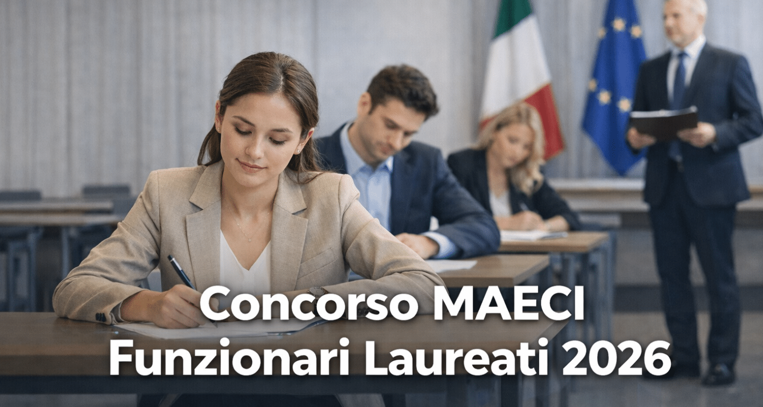 Concorso MAECI Funzionari Laureati 2026: 60 posti in arrivo