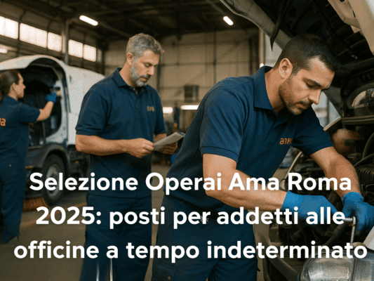 Concorsi Ama Roma: Elenco Aggiornato