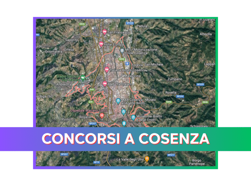 Concorsi Cosenza: Elenco aggiornato dei concorsi non scaduti